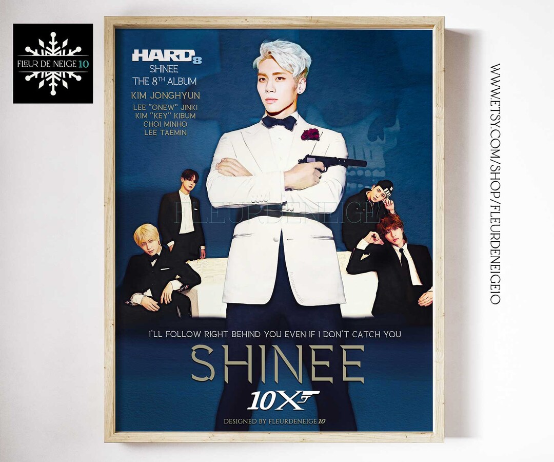 Shinee Kpop Jonghyun 007 James Bond Spectre Movie Poster Art Print ...