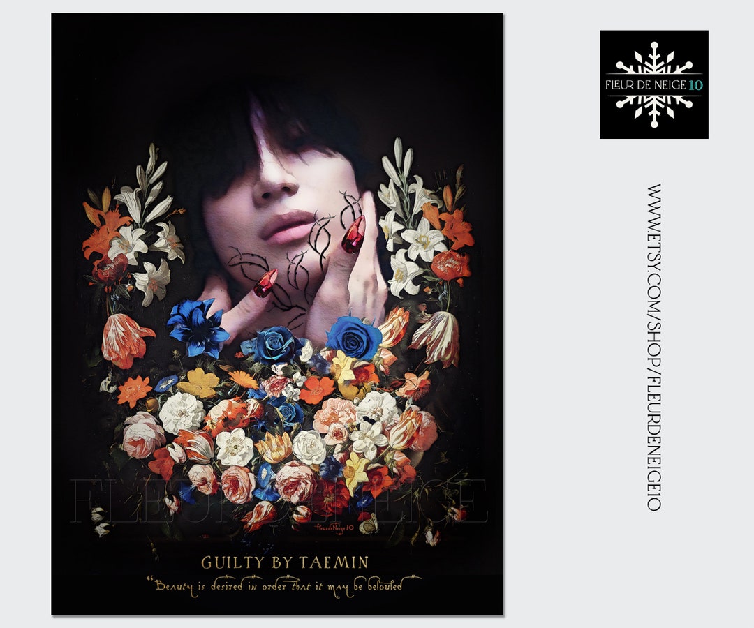 Taemin Shinee Kpop Guilty Song Inspired Bataille Quote Art Print ...