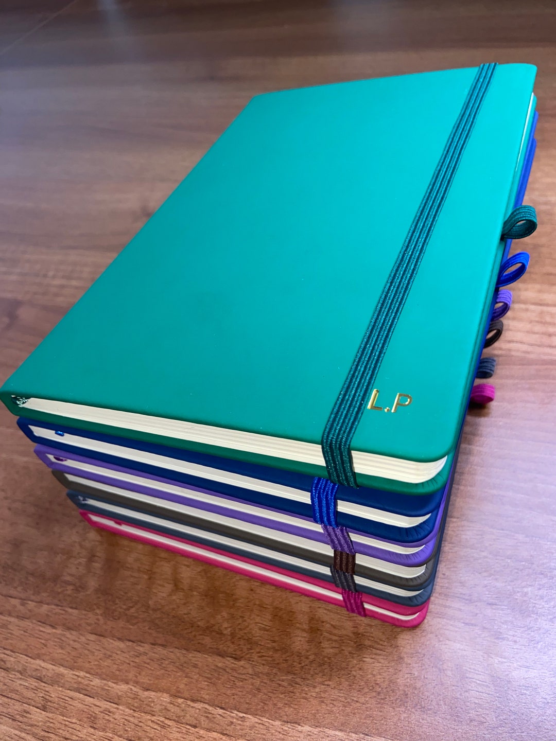 Gift Ideas Initial Notebook Present - Personalised Notebook - Luxury ...