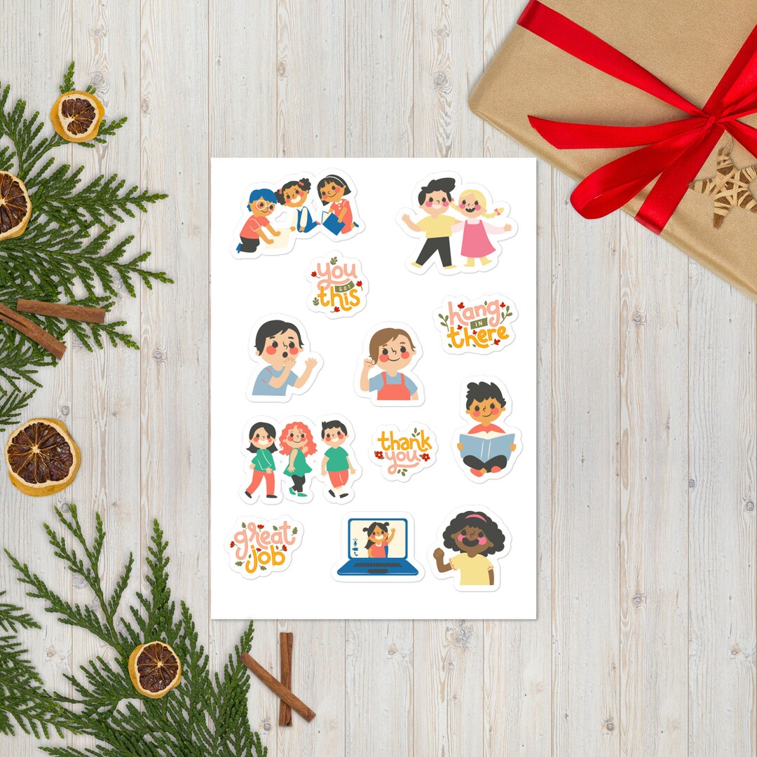 My Friends Sticker Sheet 1 - Etsy