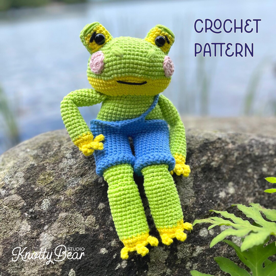 Dougie Bullfrog Crochet Pattern: Amigurumi Frog Doll (PDF Pattern) - Etsy