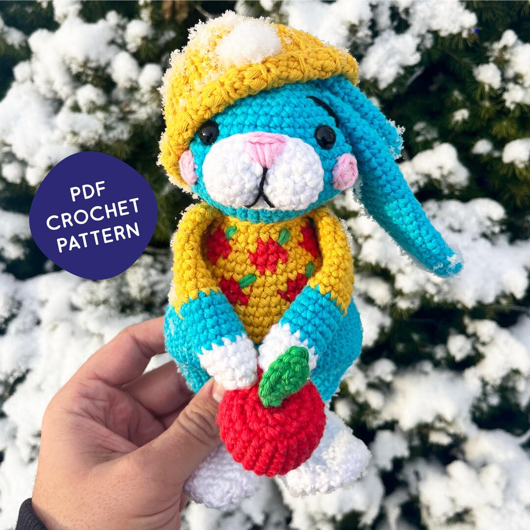 Fiji the Bunny Amigurumi Plush Crochet Pattern by Knotty Bear Crochet ...
