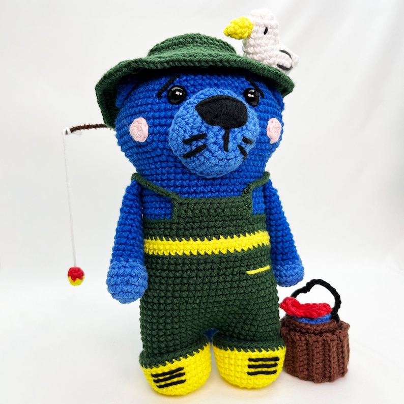 Crochet Pattern by Knotty Bear Crochet, Otis the Otter Amigurumi Diy ...