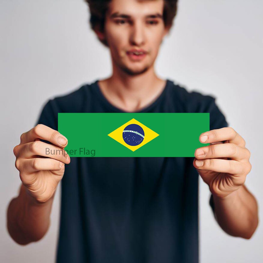 Brazil Sticker 30inch Full Coverage Brazil Flag Decal Large - Etsy