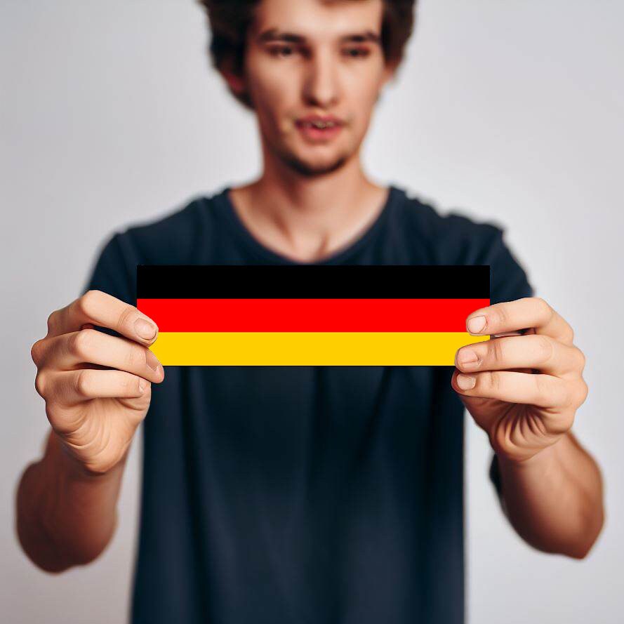 German Stickers | 8 Pack | 30inch Full Coverage | German Flag Decal - Etsy