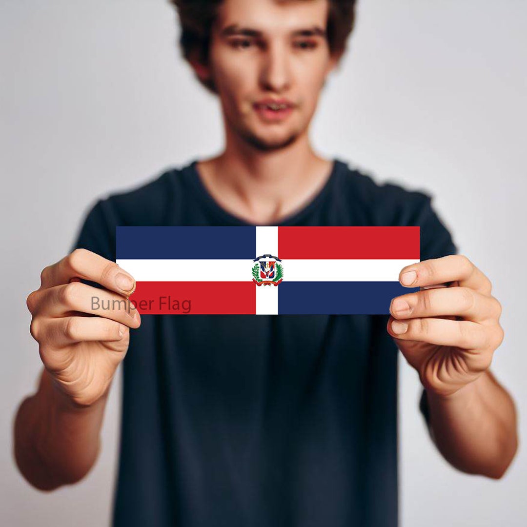 Dominican Republic Stickers | 30inch Full Coverage | Dominican Republic ...