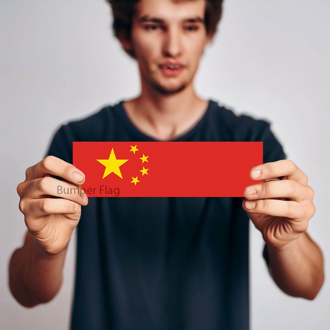 Chinese Sticker | 30inch Full Coverage | Chinese Flag Decal | Large - Etsy