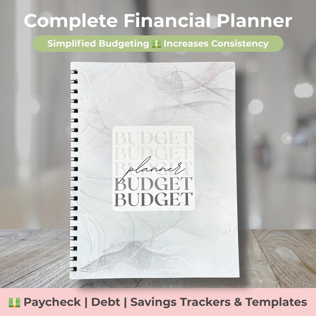 12 Month Undated New Upgraded Budget Planner, Finance Organizer ...
