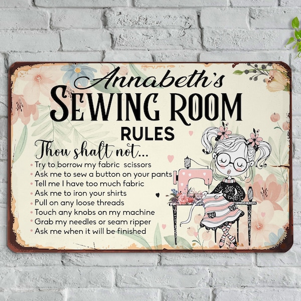Funny Sewing Room Sign - Etsy