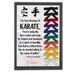 Personalized Karate Poster for Room and Home Decoration, Inspirational ...