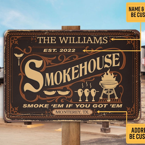 Smokehouse Sign - Etsy