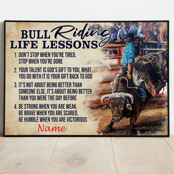 Bull Rider - Etsy