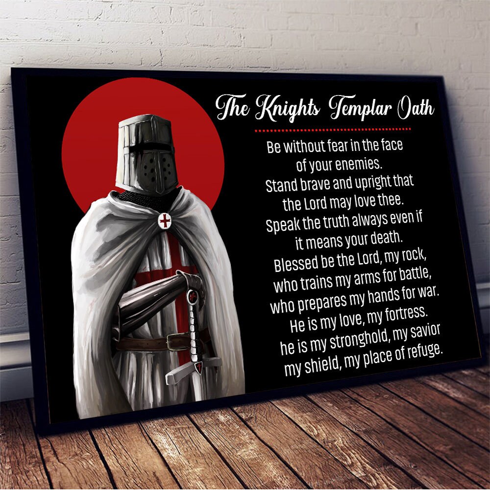 Knights Poster for Room and Home Decoration, Inspirational Art Gift ...