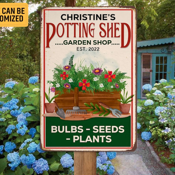 Potting Shed Sign - Etsy