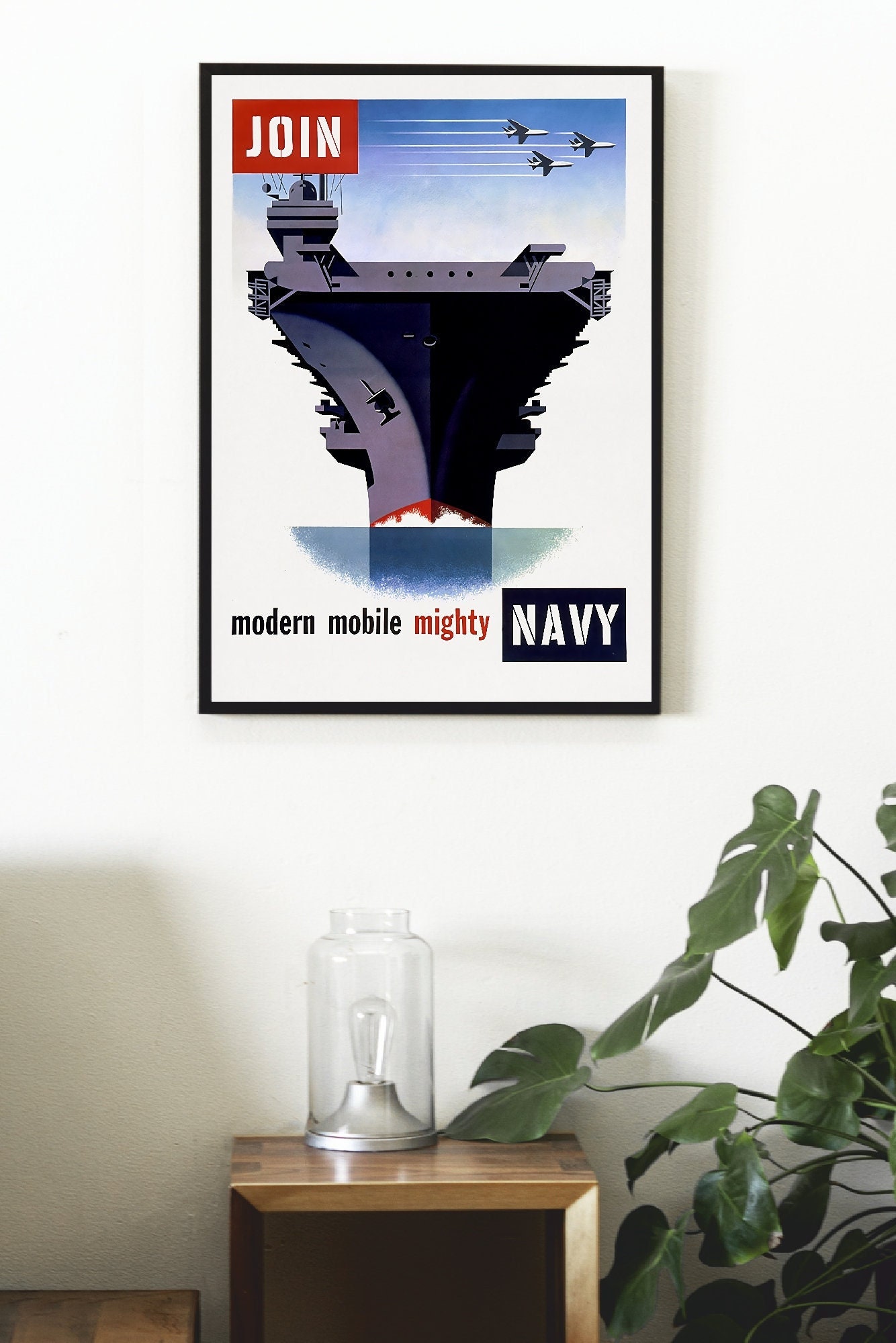 US Navy Vintage Propaganda Poster / USA / Join Navy - Etsy