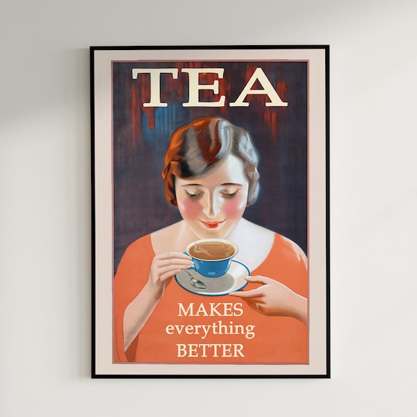 Tea Poster - Etsy