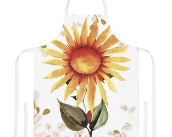 Sunflower Personalized Apron - Etsy