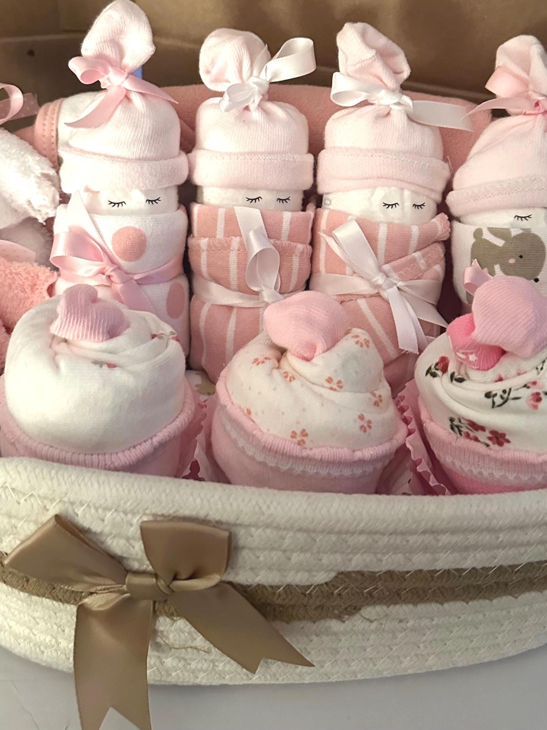 New Baby Gift Set! / Diaper Babies/ Onesie / Diaper Cupcakes/ Teddy ...
