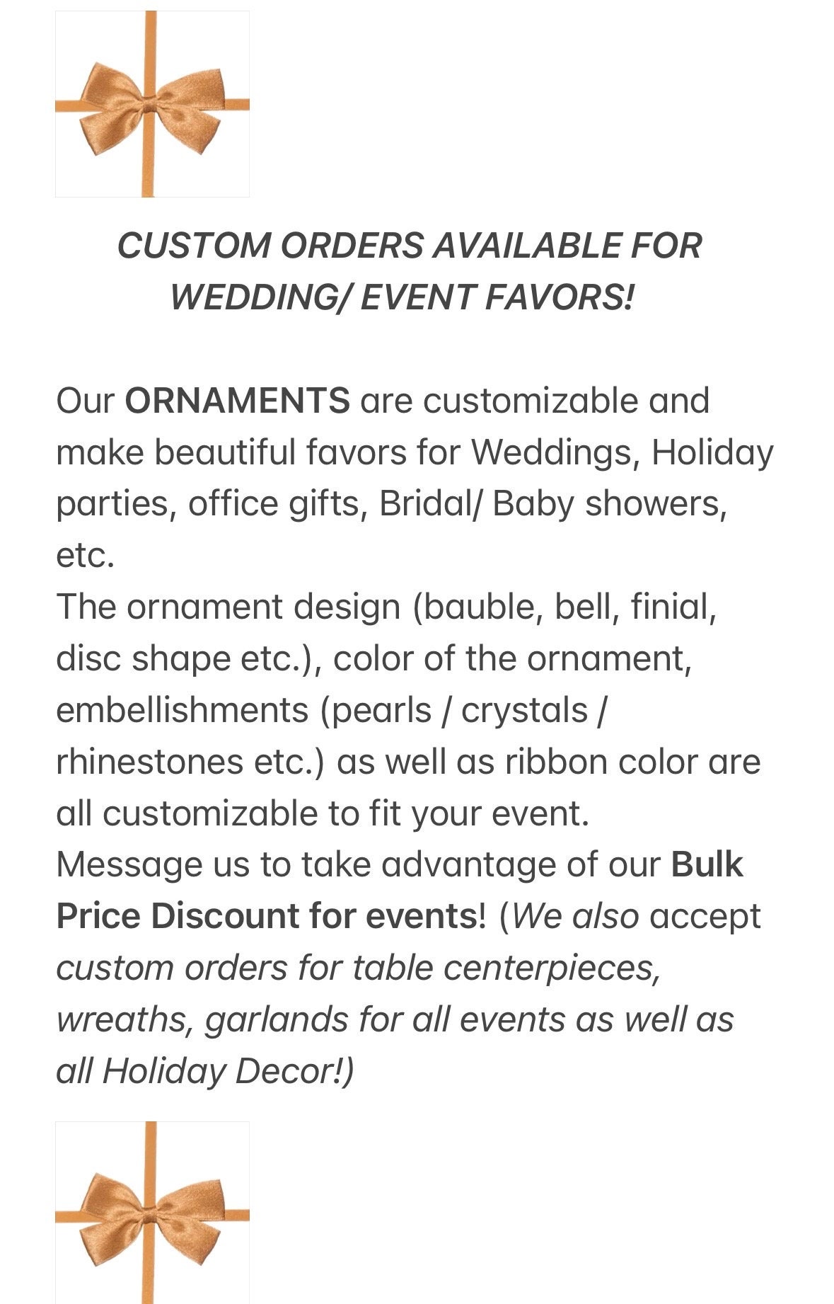 Set of 3 Rose Gold Glittered Shatterproof Ornaments With Beautiful Rose ...