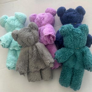 CHOOSE YOUR COLORS for the Teddy Bear Washcloths! New Baby Gift Set ...
