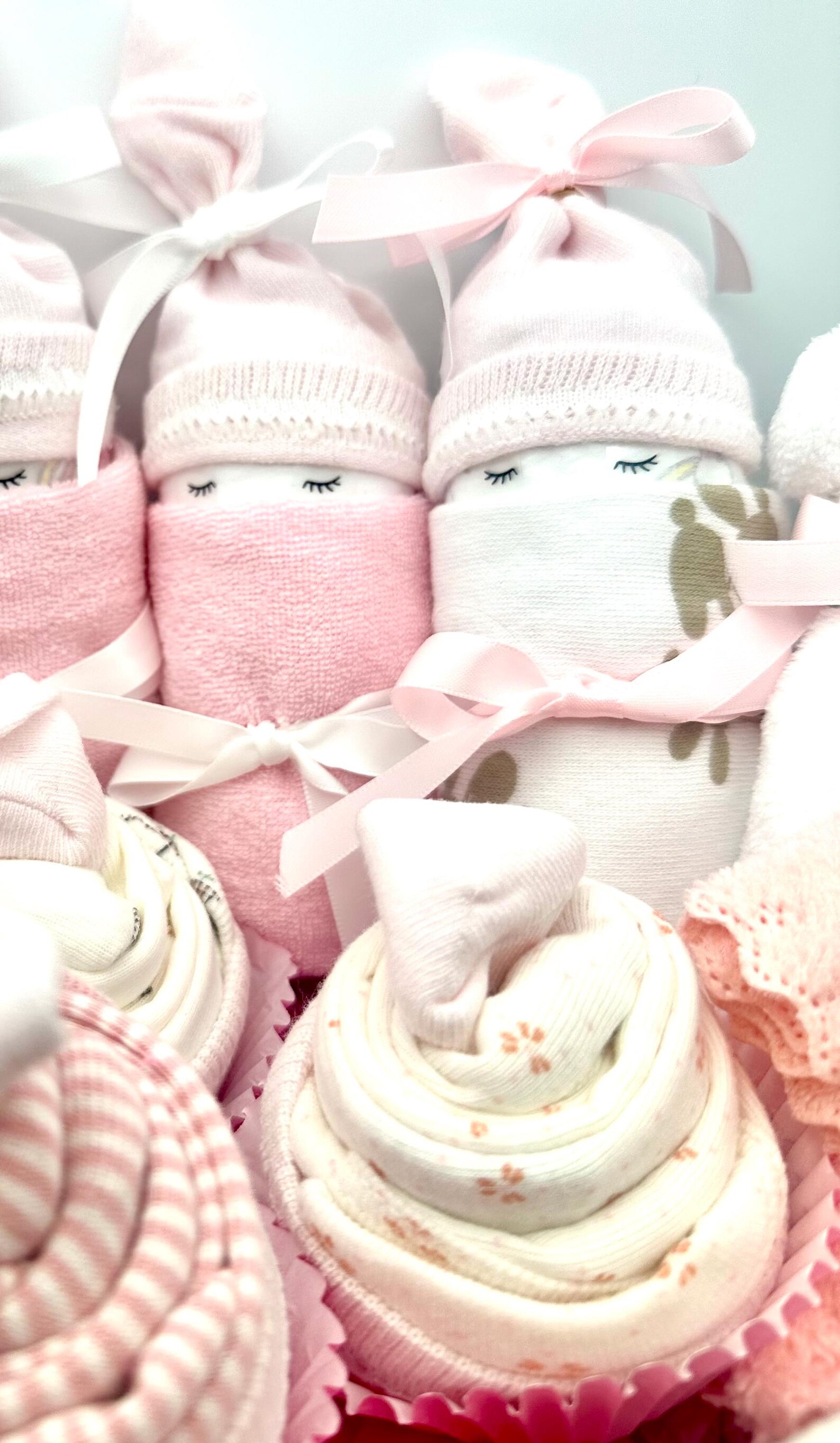 New Baby Gift Set! / Diaper Babies/ Onesie / Diaper Cupcakes/ Teddy ...