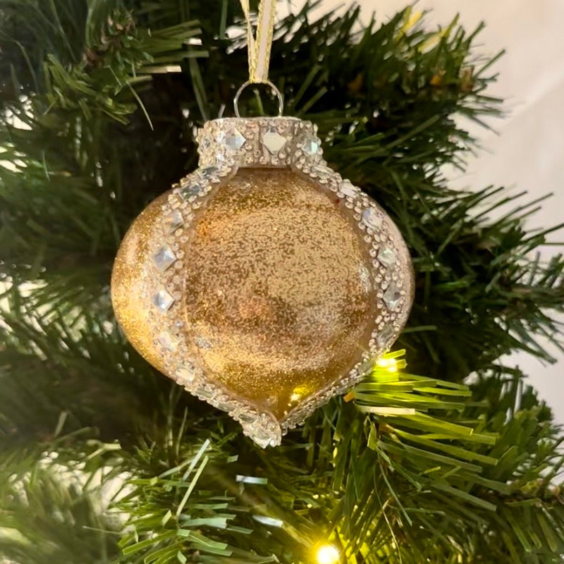 Gold Glass Spire Ornament - Etsy