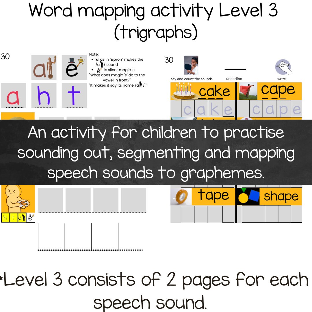 Level 3c r-controlled Vowels and Trigraphs Ear, Air, Ure/zhword Mapping ...
