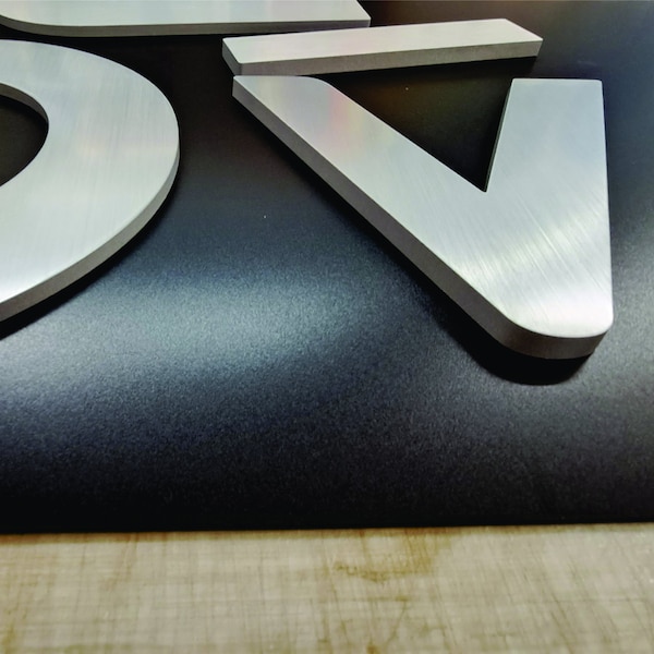 Custom Metal Letters - Etsy