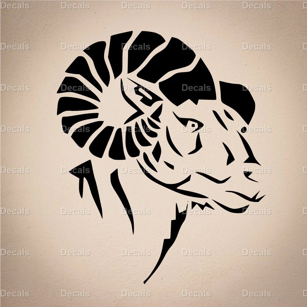 Ram Decal Ram Sticker Ram Laptop Decal Ram Art Ram Wall Art Ram Wall ...