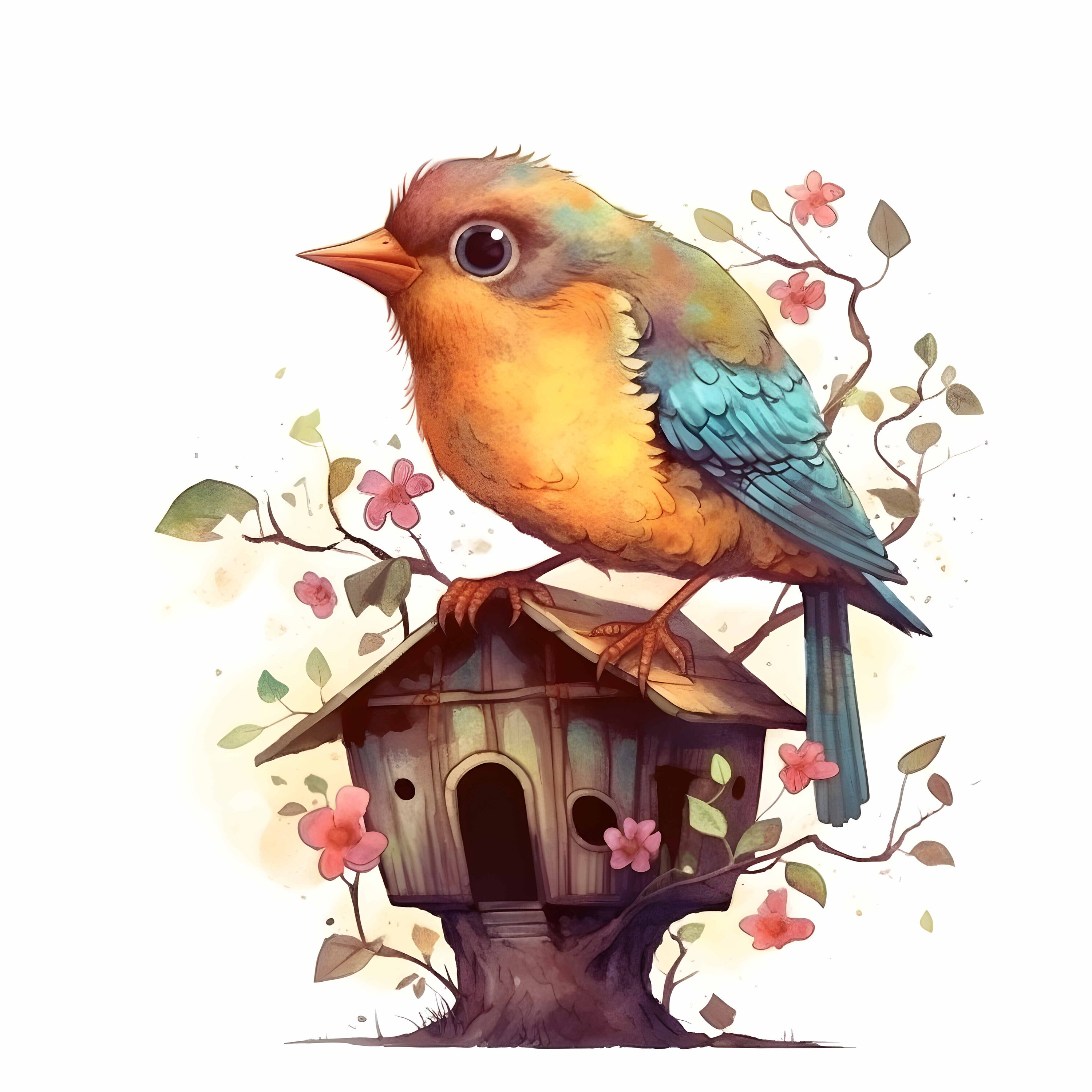 Cute Bird Clipart 13 High Quality Jpgs Digital Planner - Etsy