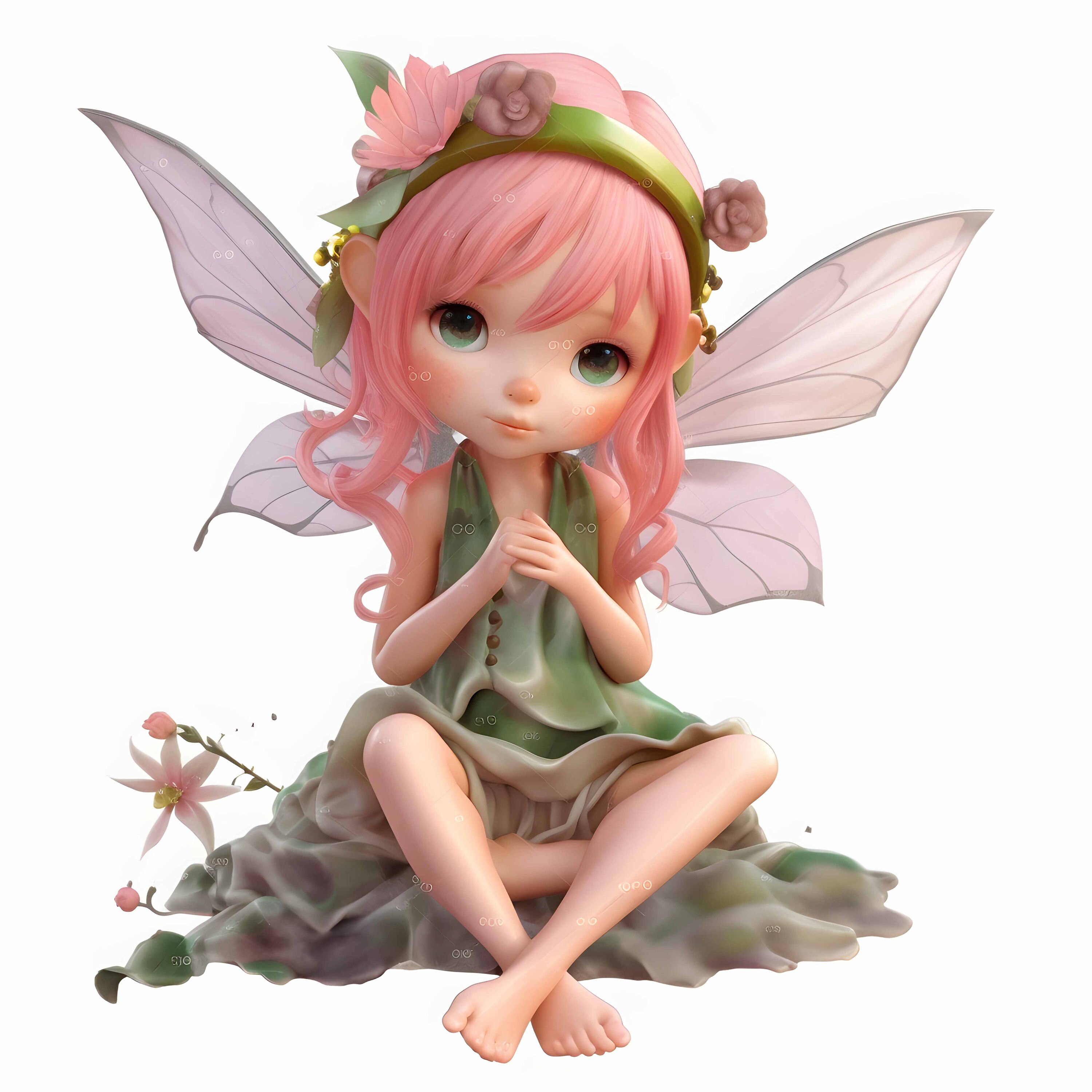 Cute Baby Fairy 10 High Quality Pngs Fairy Sage PNG Clipart - Etsy