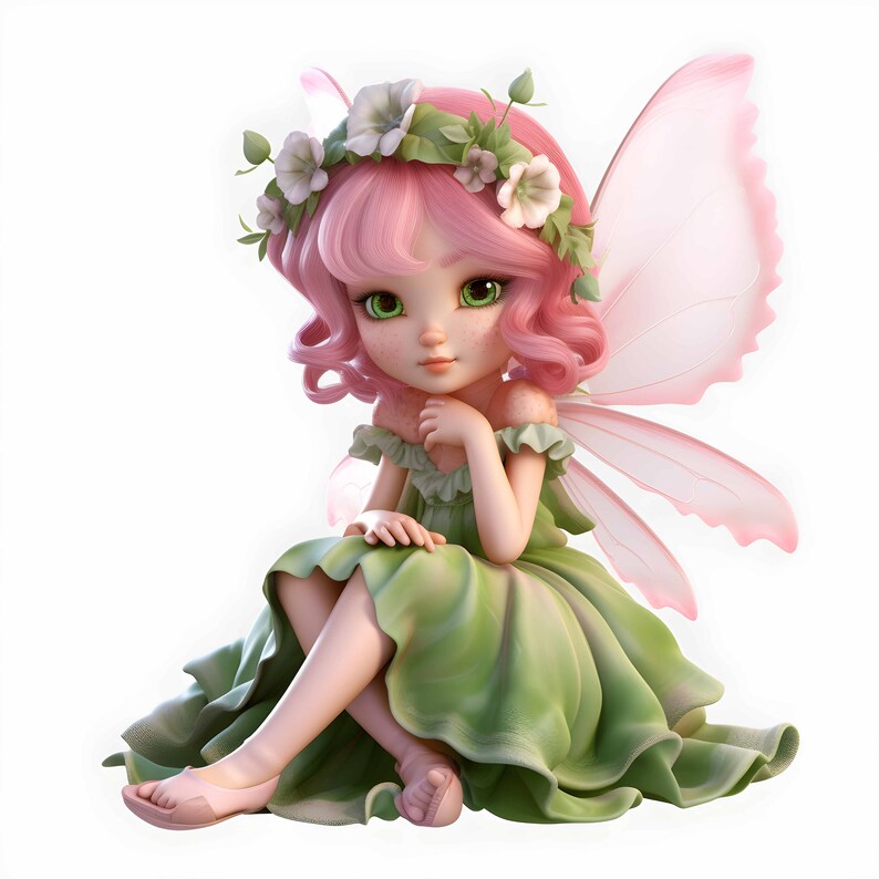 Cute Baby Fairy 10 High Quality Pngs Fairy Sage PNG Clipart - Etsy