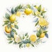 Lemon Frame 10 High Quality Jpgs Digital Planner Digital - Etsy