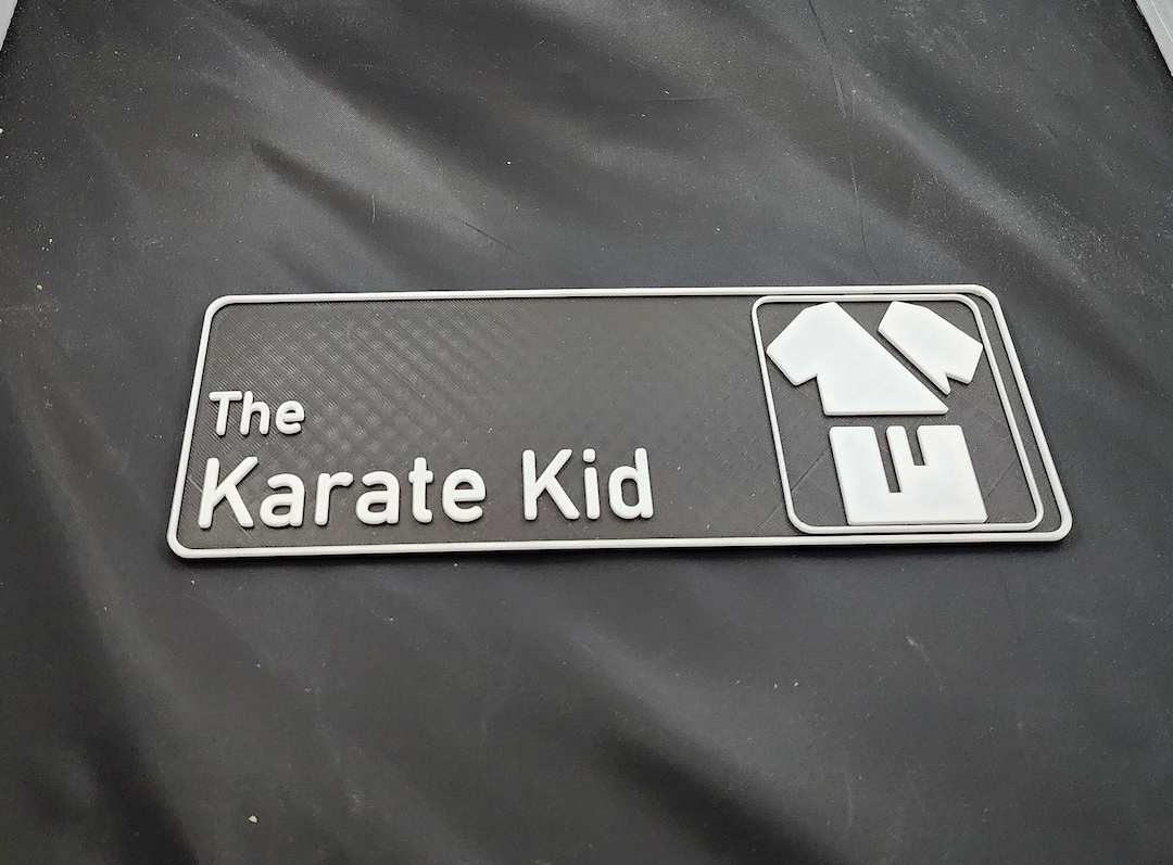 Karate Gifts - the Karate Kid - Kid's Bedroom Sign - Good Kid Gifts - Etsy