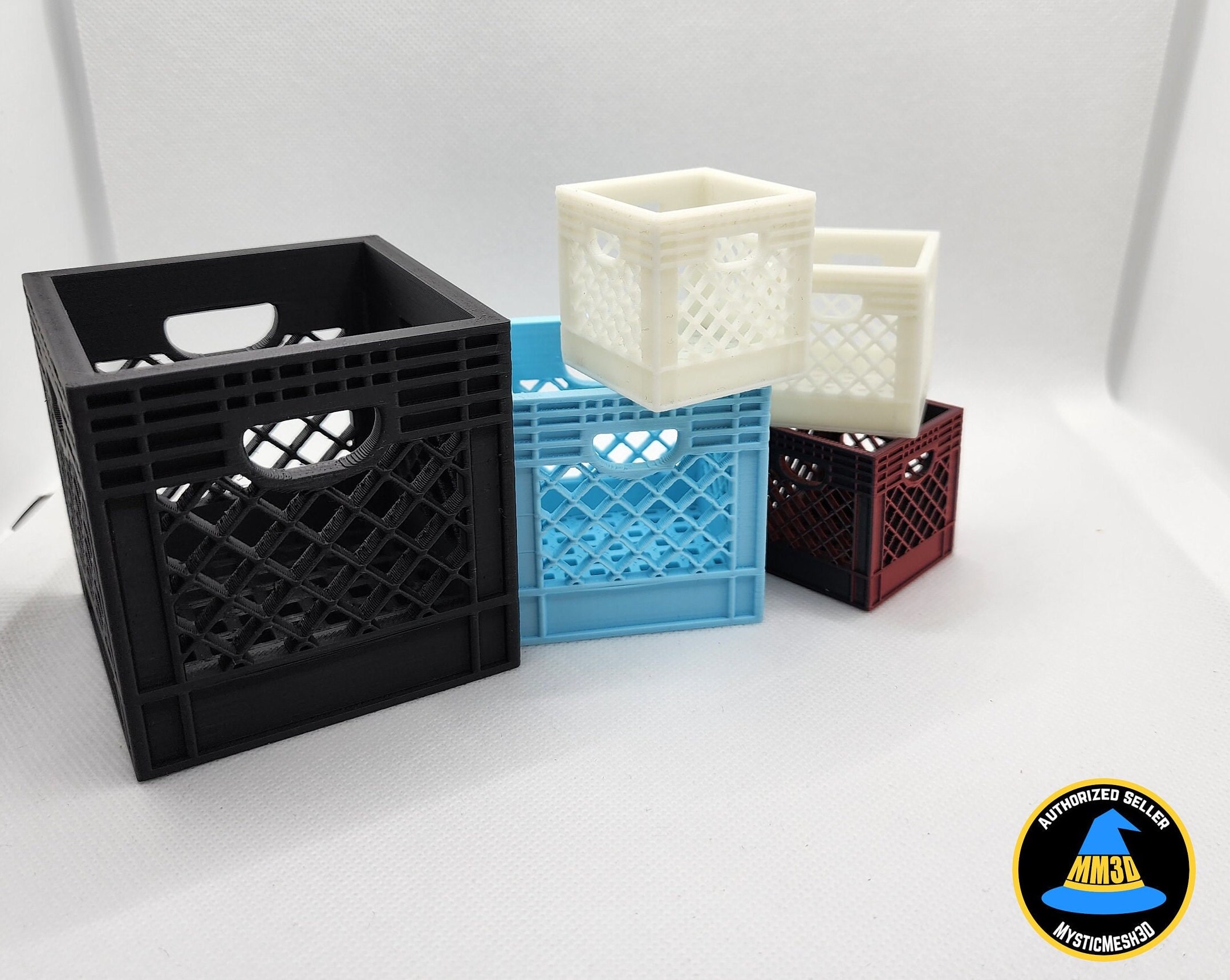 Mini Crate Storage Organizer Desk Storage Office Office Gift - Etsy