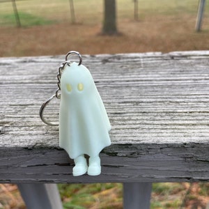 3D Printed Articulated Ghost, Keychain, Glow in the Dark - Etsy