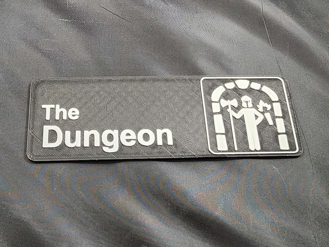 Office Door Sign the Dungeon Dungeons and Dragons Sign - Etsy