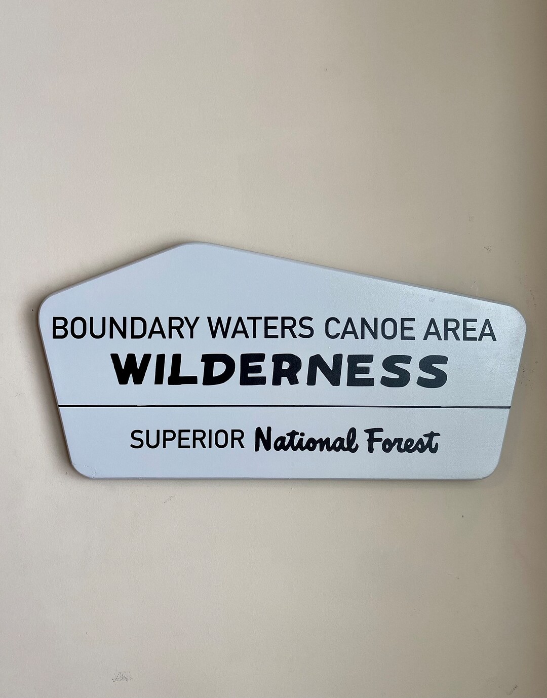 Boundary Waters Canoe Area Wilderness - BWCA - Wood Sign - Etsy