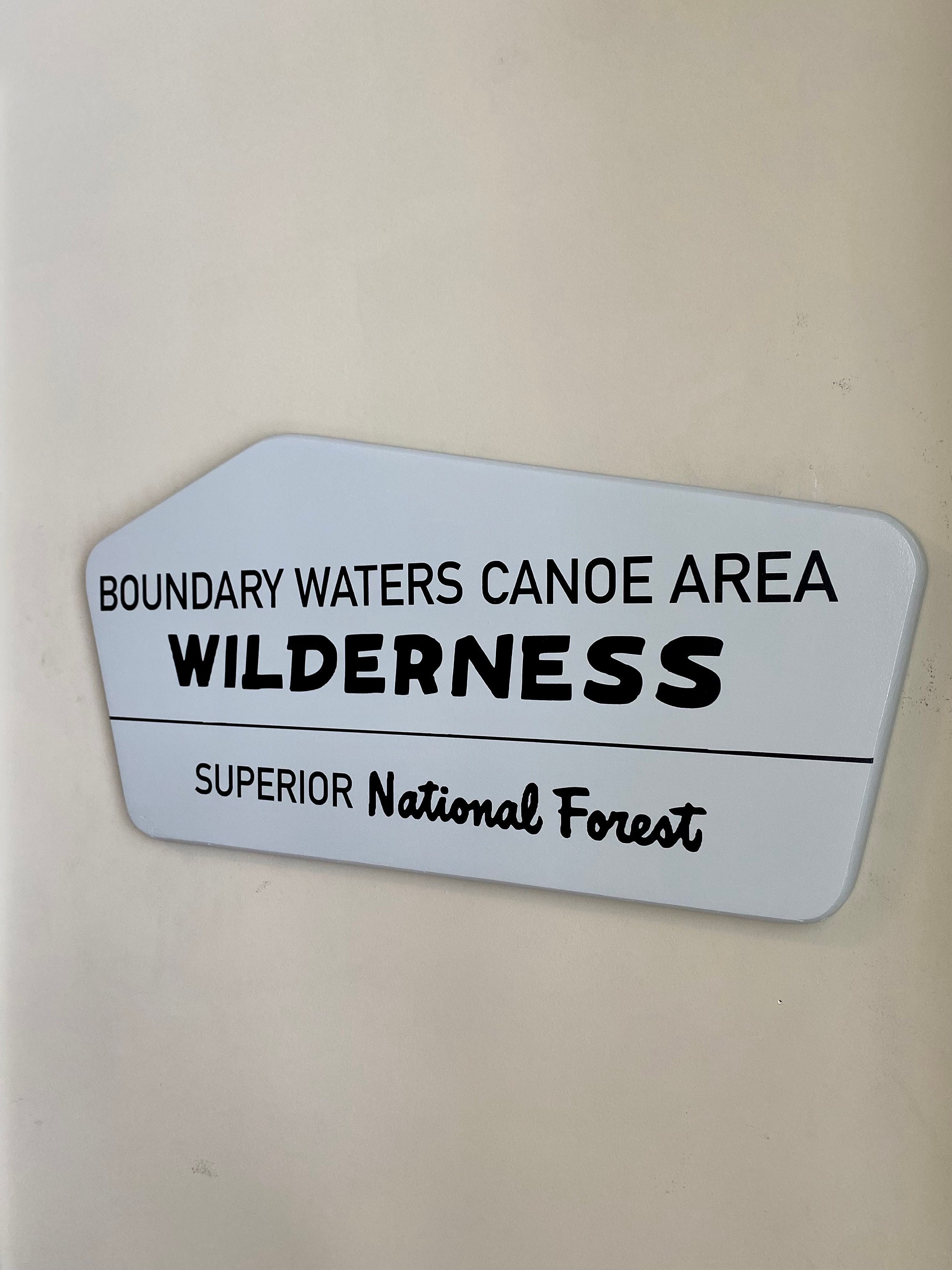 Boundary Waters Canoe Area Wilderness BWCA Wood Sign - Etsy