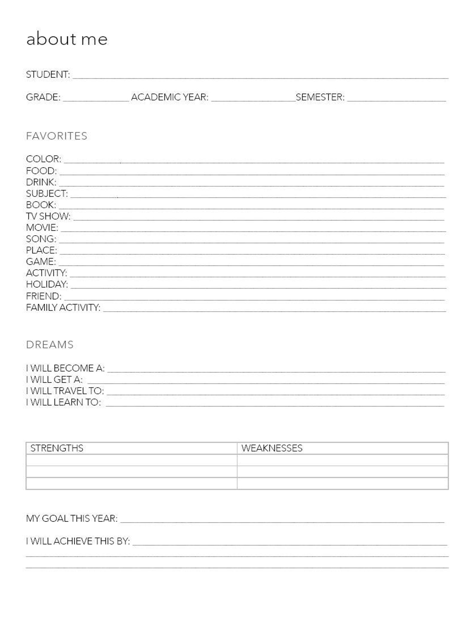 Minimalist Homeschool Planner Printable PDF | Printable Digital ...