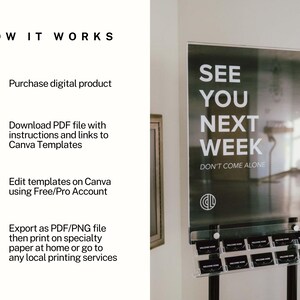 Church Welcome Sign Template Bundle: A-frame & Parking Signs (canva ...