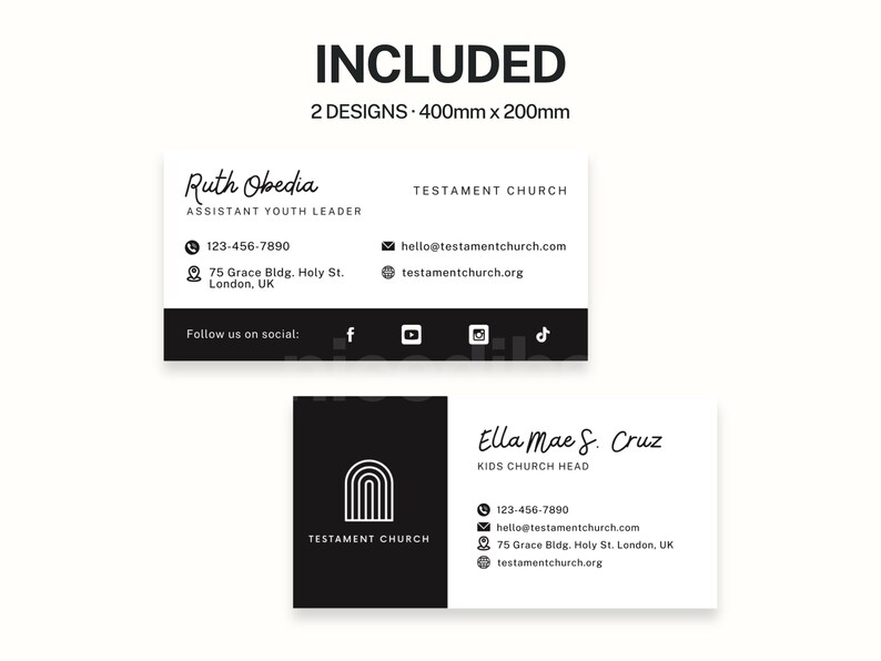 Email Signature Templates | Canva Template | Church Templates ...
