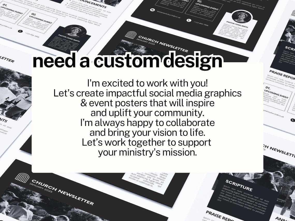 Church Welcome Kit Bundle: Editable Canva Templates (instant Download ...