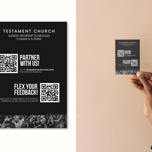 Tithes Offering Giving Card | Church Canva Template | Church Templates ...