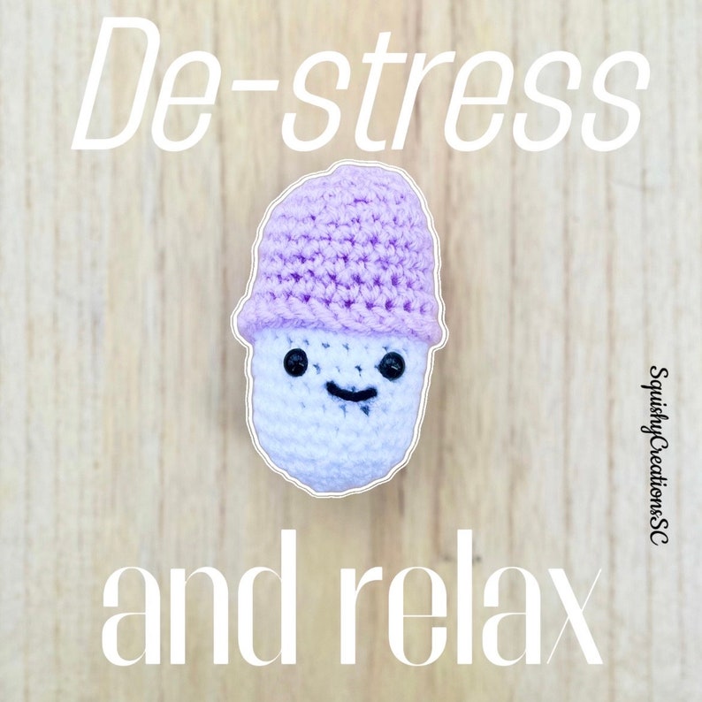 Handmade Crochet Chill Pill Plushie Happy Pill Amigurumi - Etsy