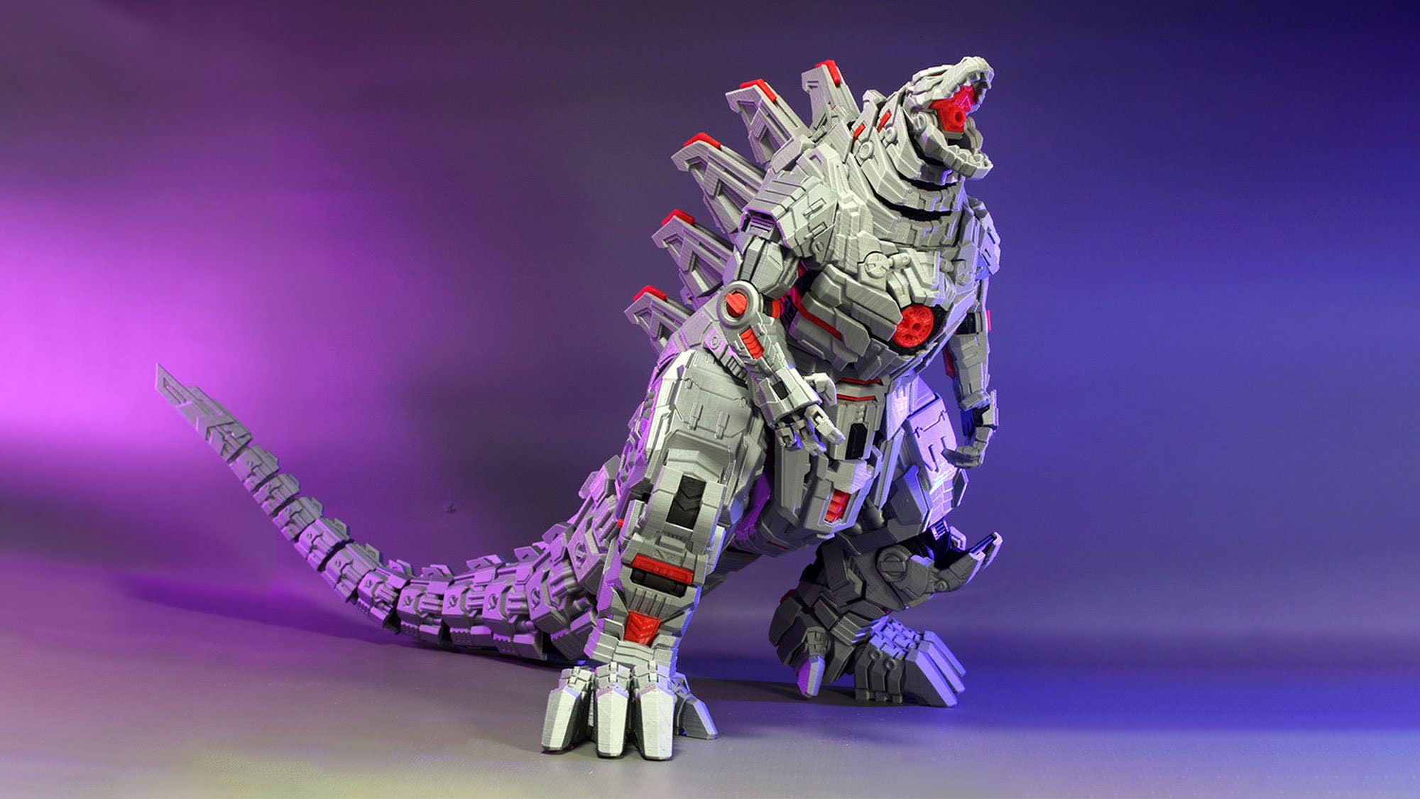 Mechagodzilla Articulated 3D Printed (USA) - Etsy