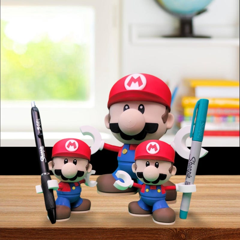 Nintendo Mario Statue - Etsy