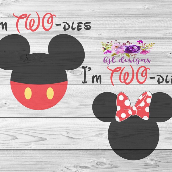 Im Twodles Svg - Etsy