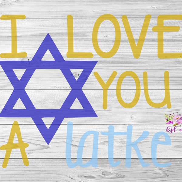 I Love You a Latke - Etsy