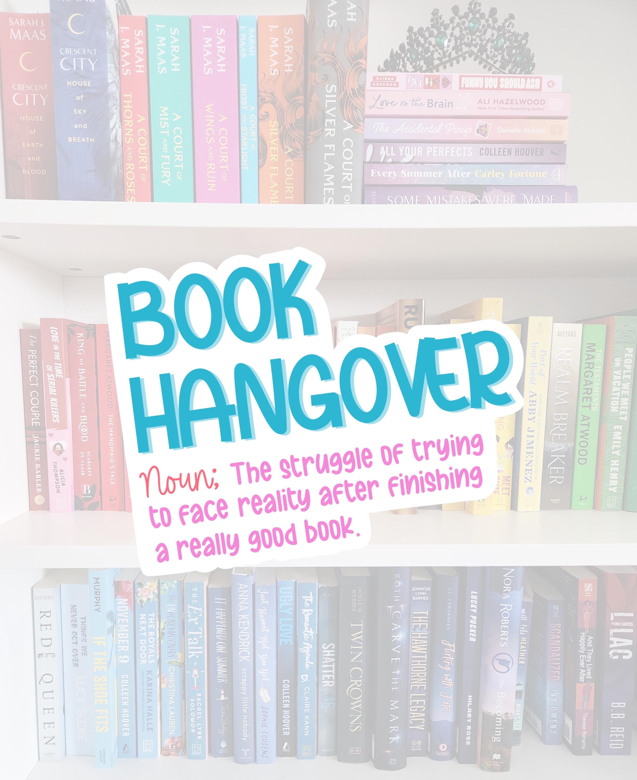 Book Hangover - Definition Sticker - Books | Reader | Booktok | Book ...